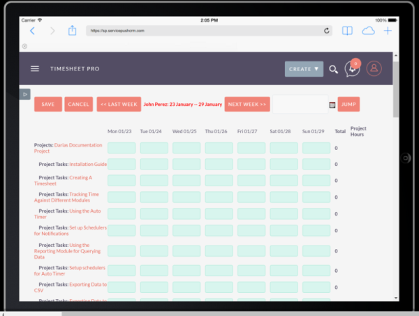 Timesheet Ninja for SuiteCRM | SuiteCRM Module